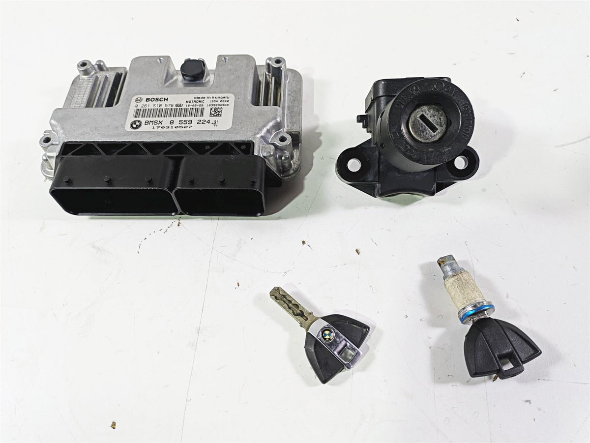 2016 BMW S1000RR K46 Cdi Ecu Ecm Ignition Switch Set Key Lock Set ...