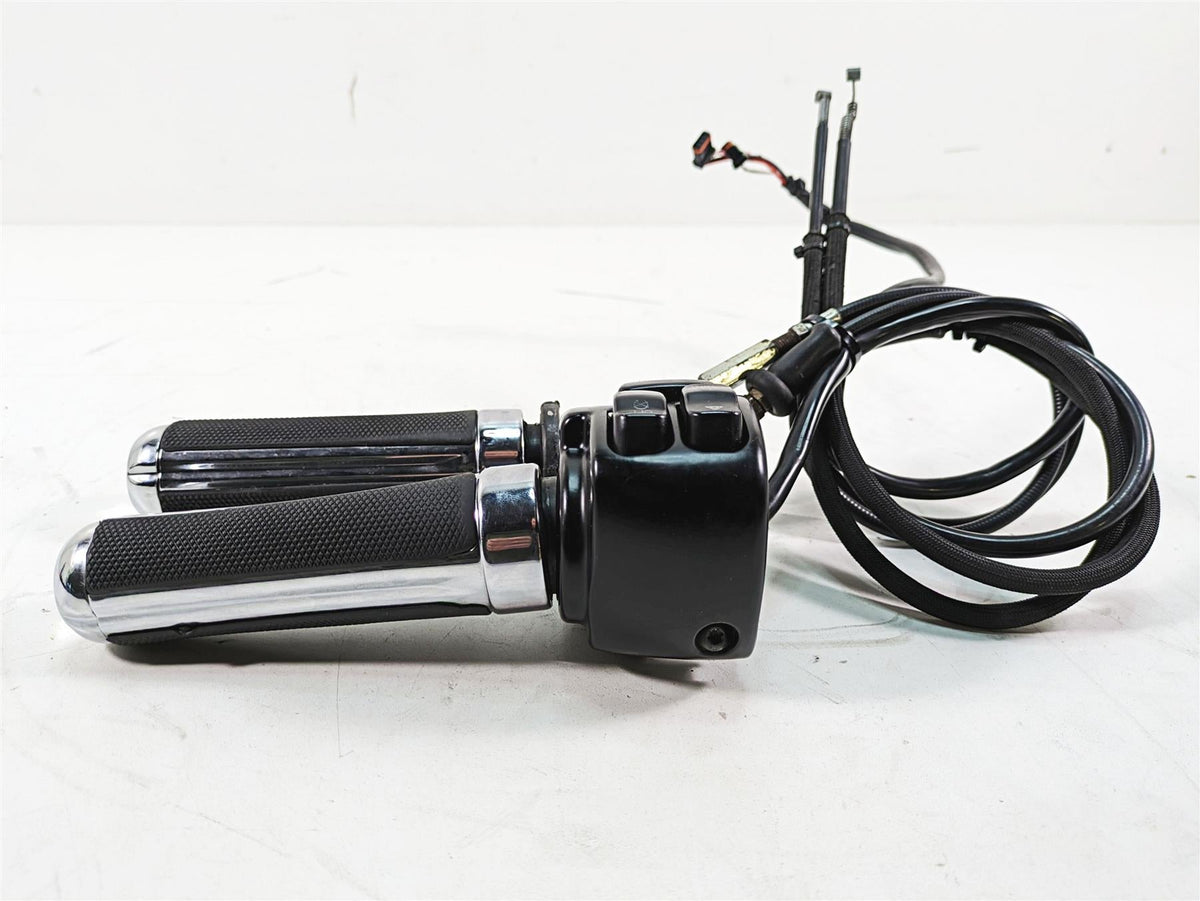2012 Harley FLD Dyna Switchback Right Control Switch Throttle Grip Set ...