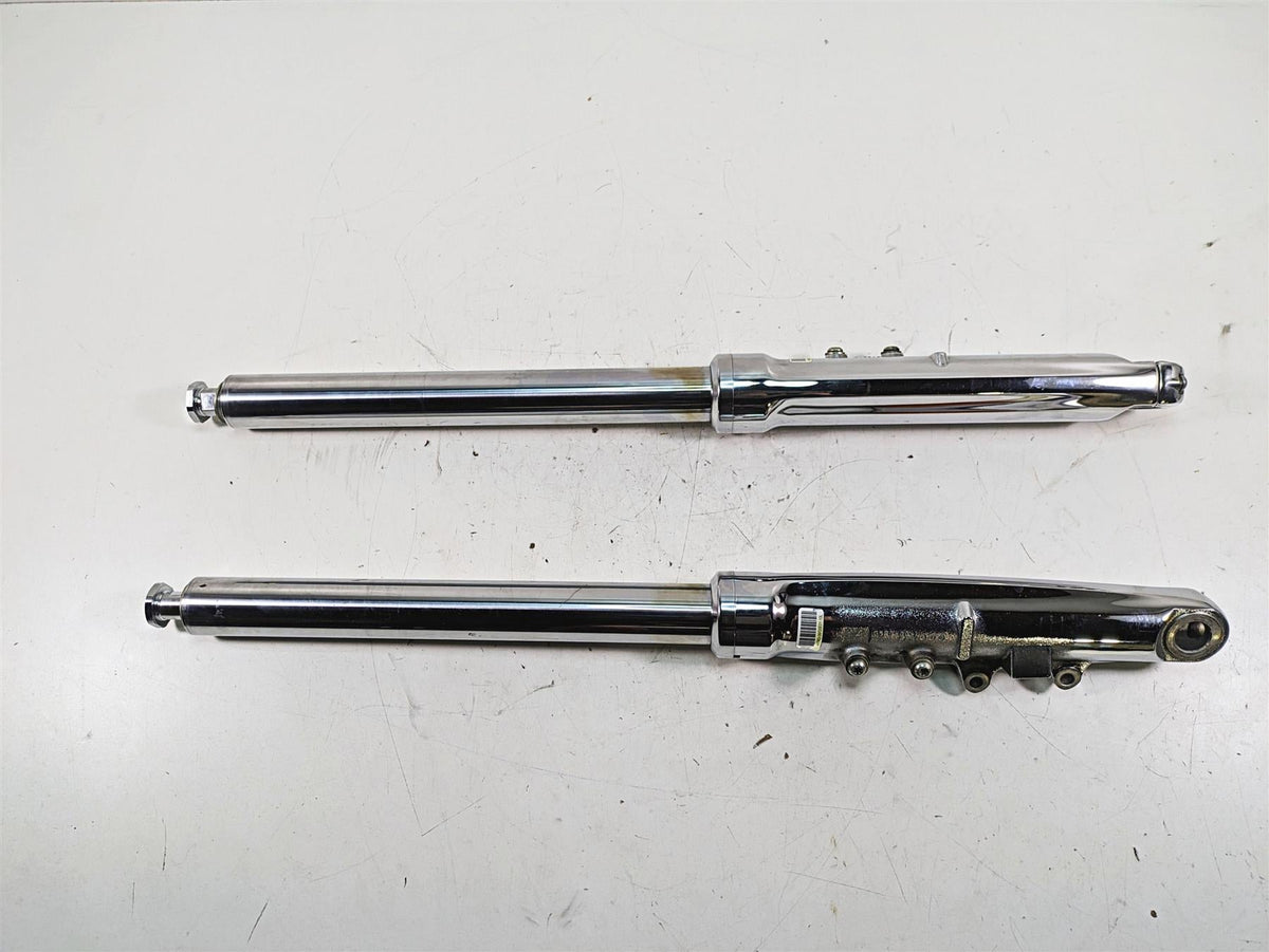 2009 Harley FXCWC Softail Rocker C Chrome Front Fork Leg Set - Read ...