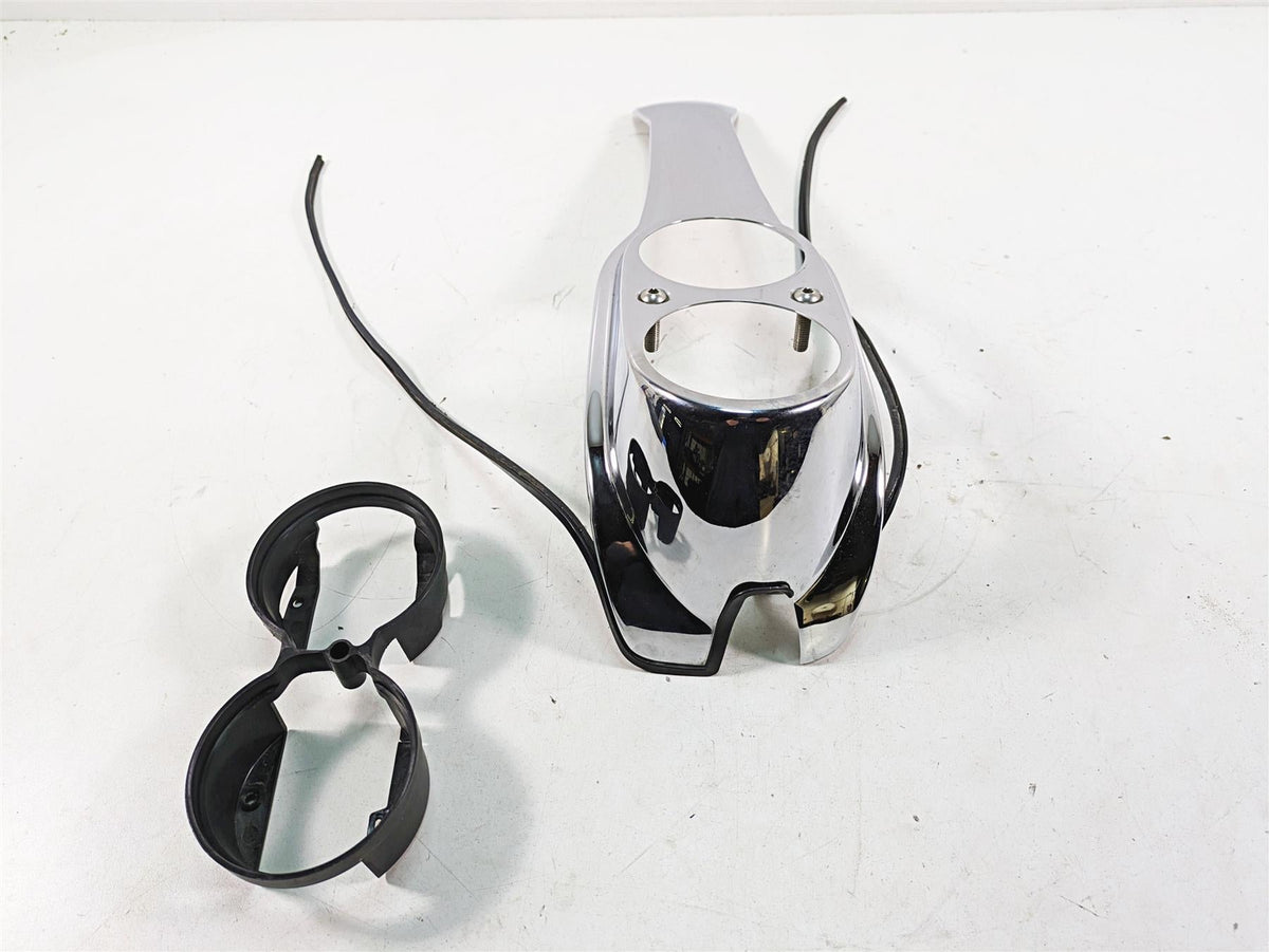 2005 Harley Dyna FXDL Low Rider Fuel Tank Gauges Cover Dash Panel 61695 ...