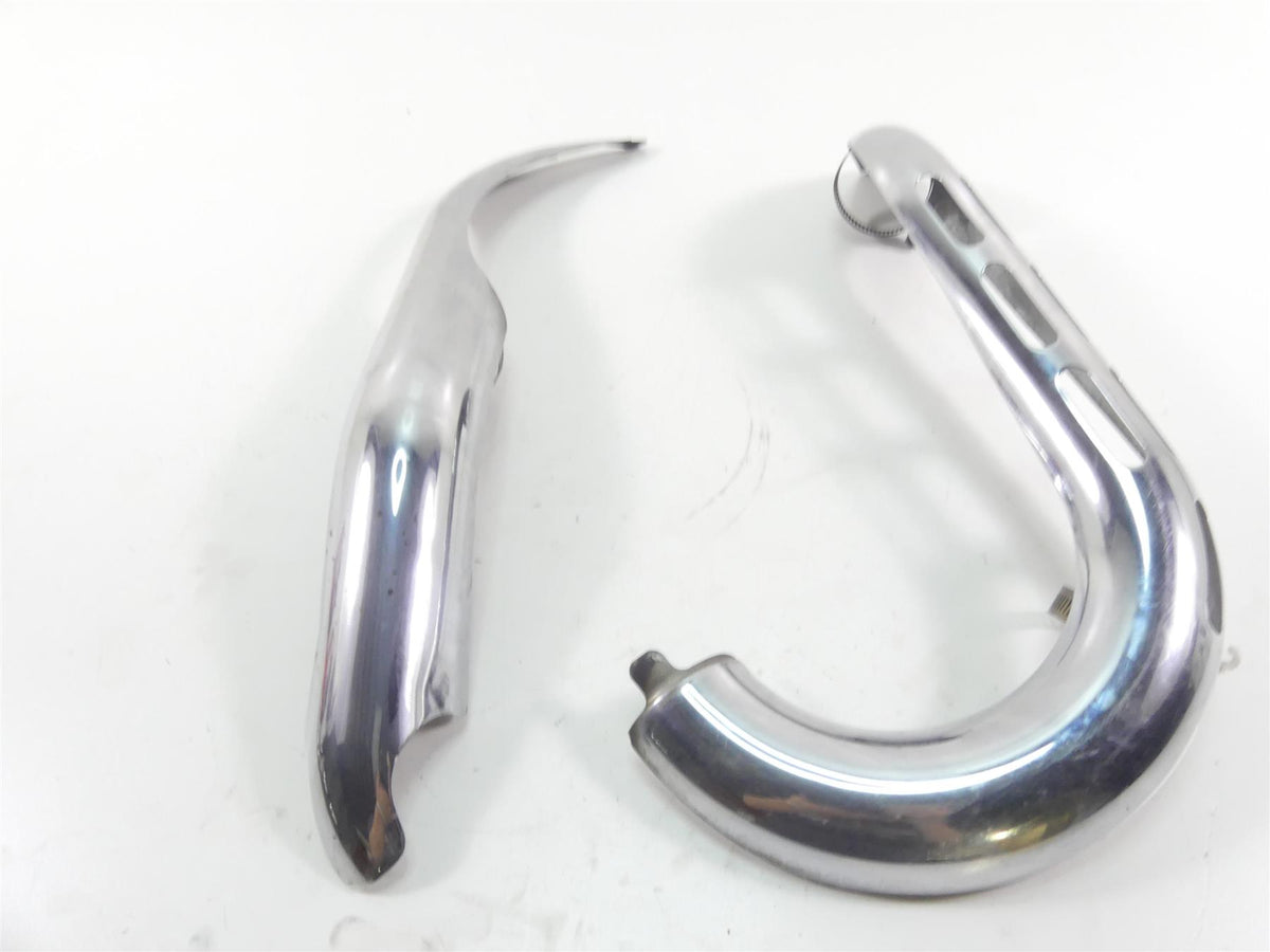 2014 Harley FXDF Dyna Fat Bob Front Rear Header Pipe Heat Shield Set ...