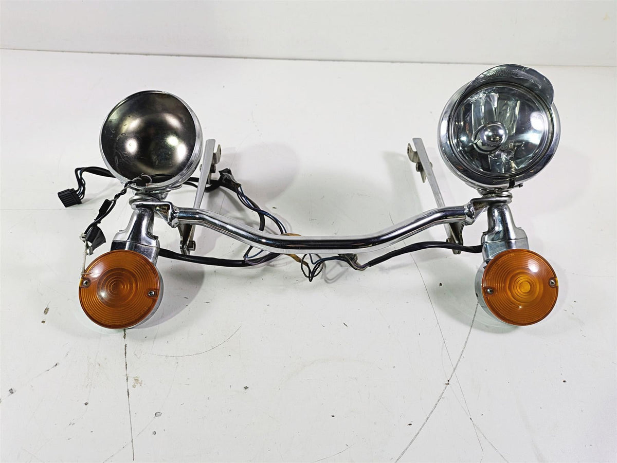 2004 Harley Softail FLSTF Fat Boy Front Spot Lights & Blinker For Parts ...