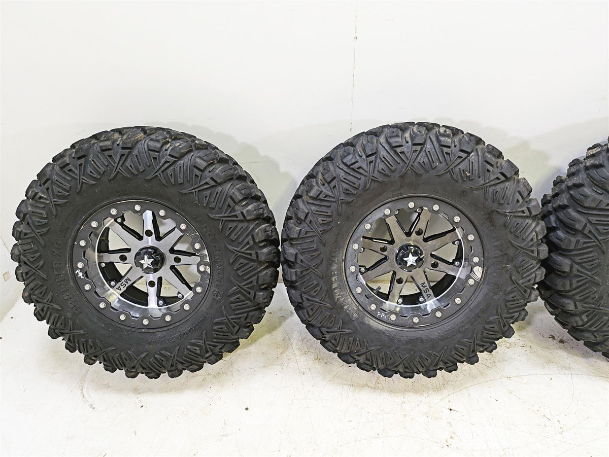 2021 Polaris RZR1000 XP Premium Msa 14x7 Wheels & Pro Armor Tires Set ...