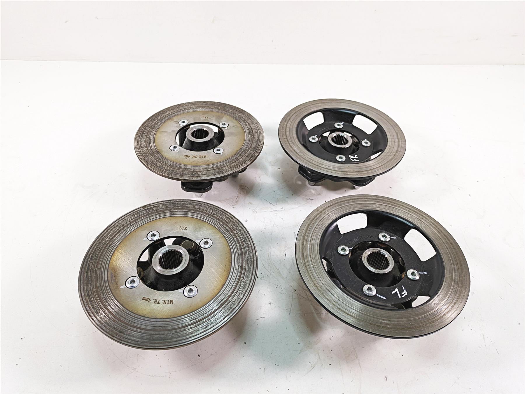 2021 CFMoto Zforce 500 Trail Front Rear Left Right Wheel Hub & Rotor ...