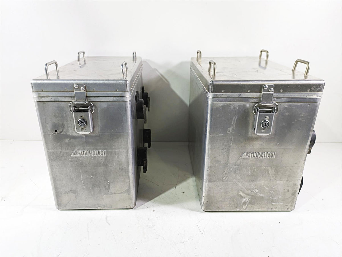 2004 BMW R1150GS R21 Touratech Zega 39L 45L Aluminum Saddle Bag & Rack ...