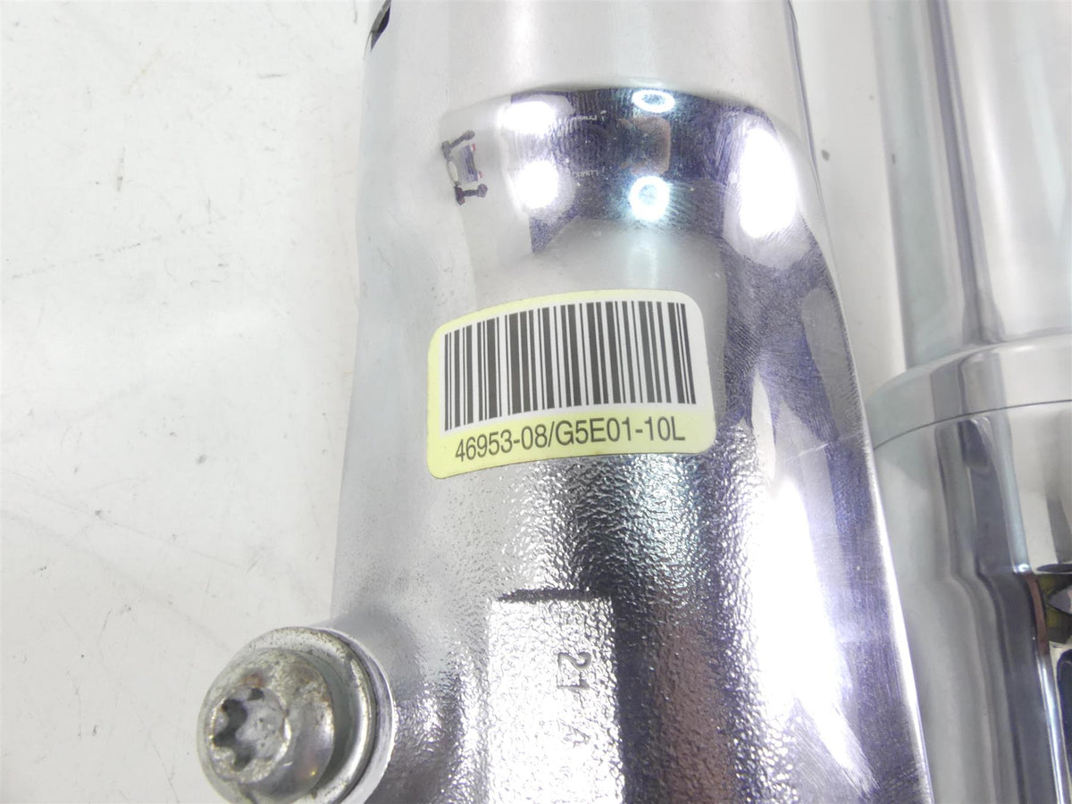 2008 Harley FXCWC Softail Rocker C Chrome 49mm Front Fork Legs 46950-08 ...