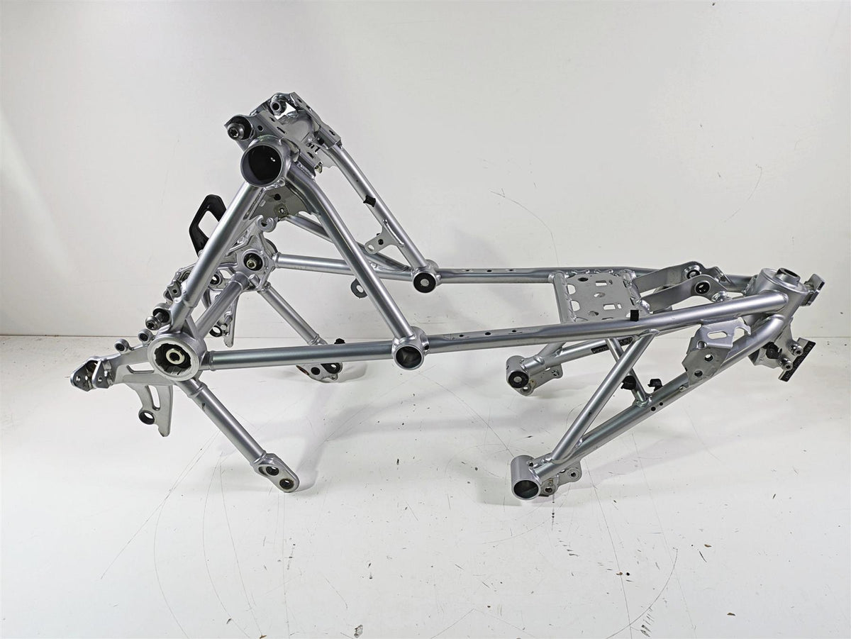2016 BMW R1200GS GSW K50 Straight Main Silver Frame Chassis With Salva ...