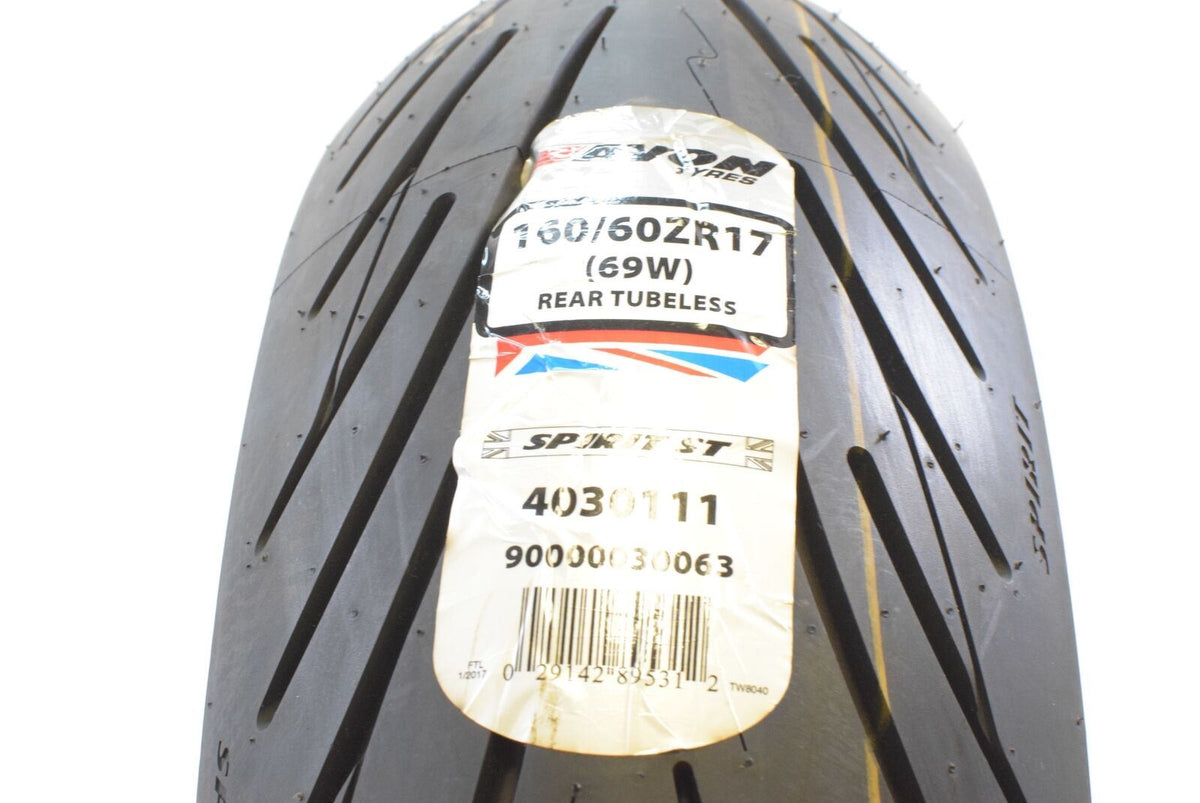 Unused Rear Motorcycle Tire Avon Spirit ST 160/60-17 DOT4317 4030111 ...