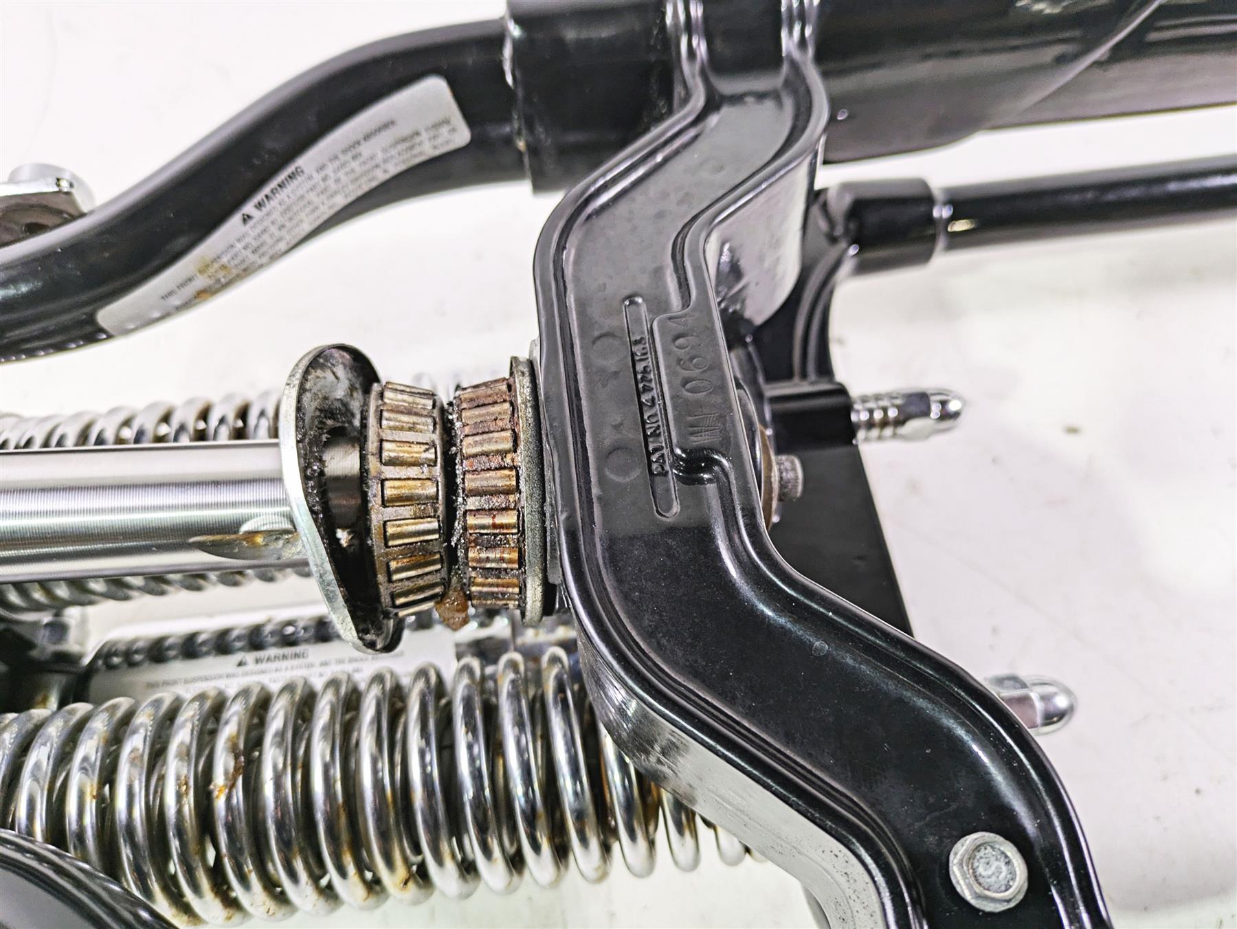 2005 Harley Softail FLSTSCI Heritage Springer Forks Front End READ ...