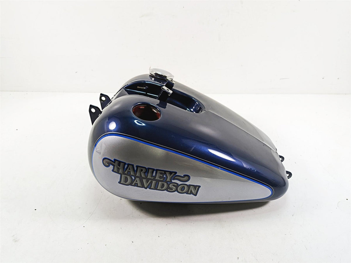 1999 Harley Dyna FXDL Low Rider Blue Diamond Ice Fuel Gas Tank -Read ...