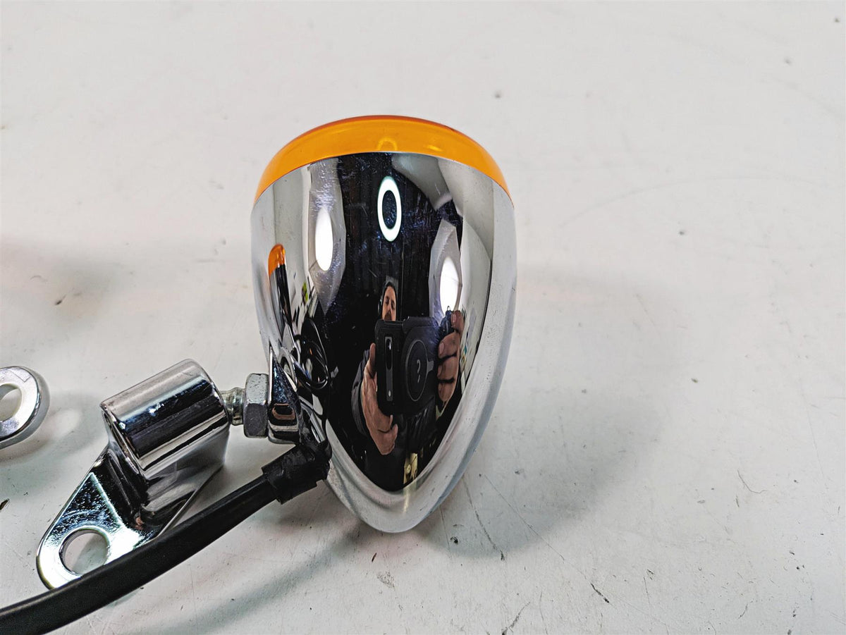 2006 Harley Softail FXSTSI Springer Front Blinker Turn Signal Set 68972 ...