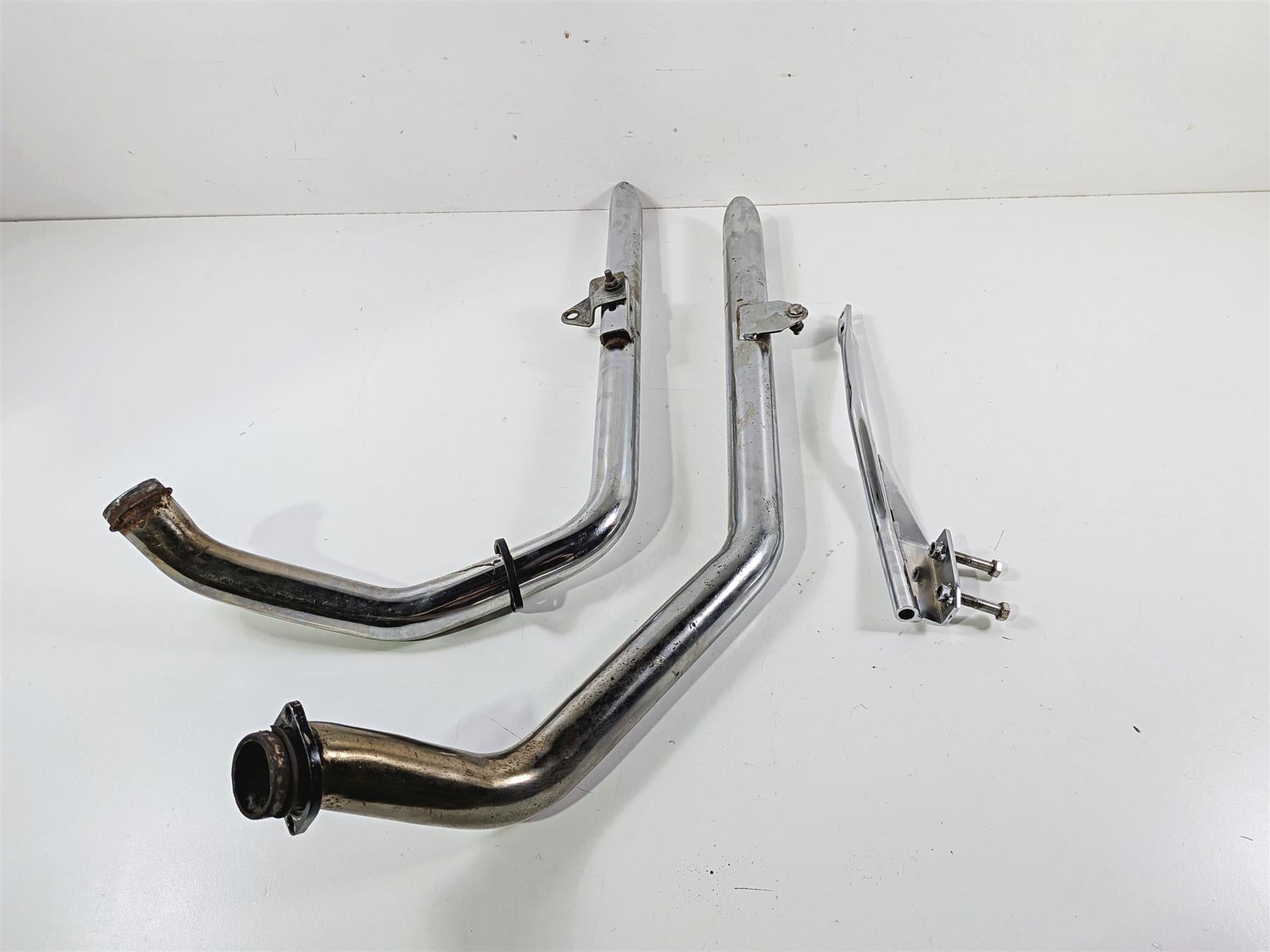 2003 Harley Sportster XL1200 Drag Pipes Slash Cut Exhaust System ...