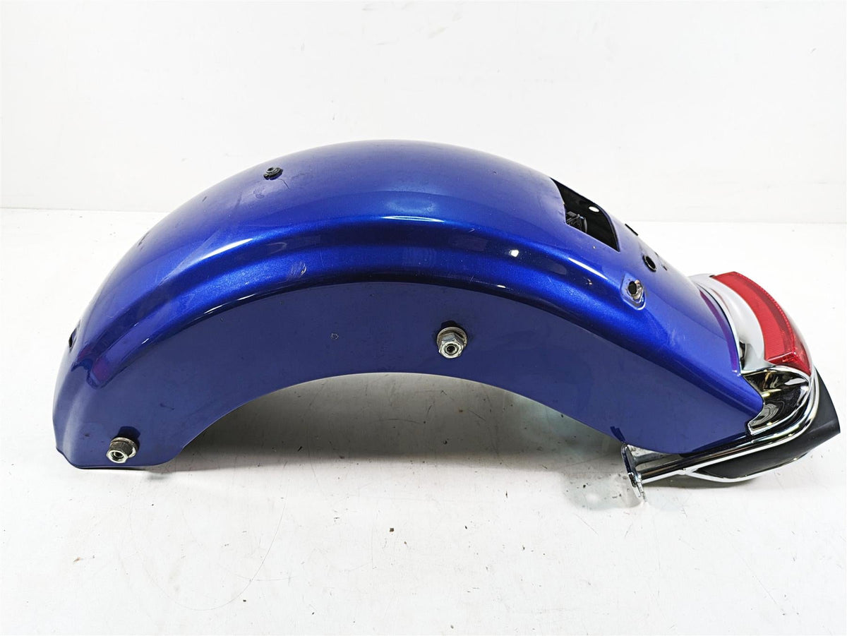 2010 Harley Touring FLHTCU Electra Glide Rear Fender Flame Blue Pearl ...