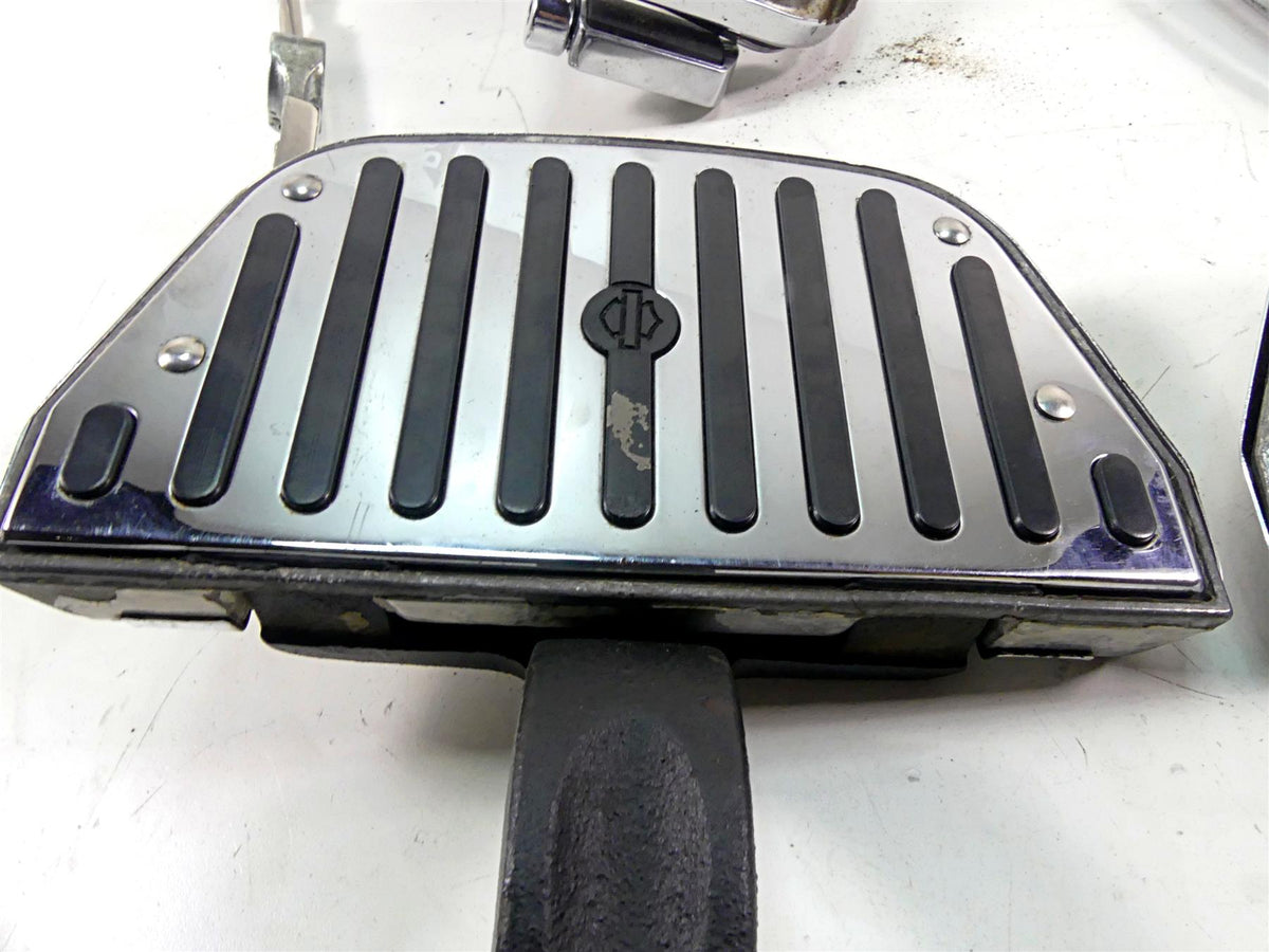 2002 Harley FLSTCI Softail Heritage Front Rear Chrome Floor Board Set ...