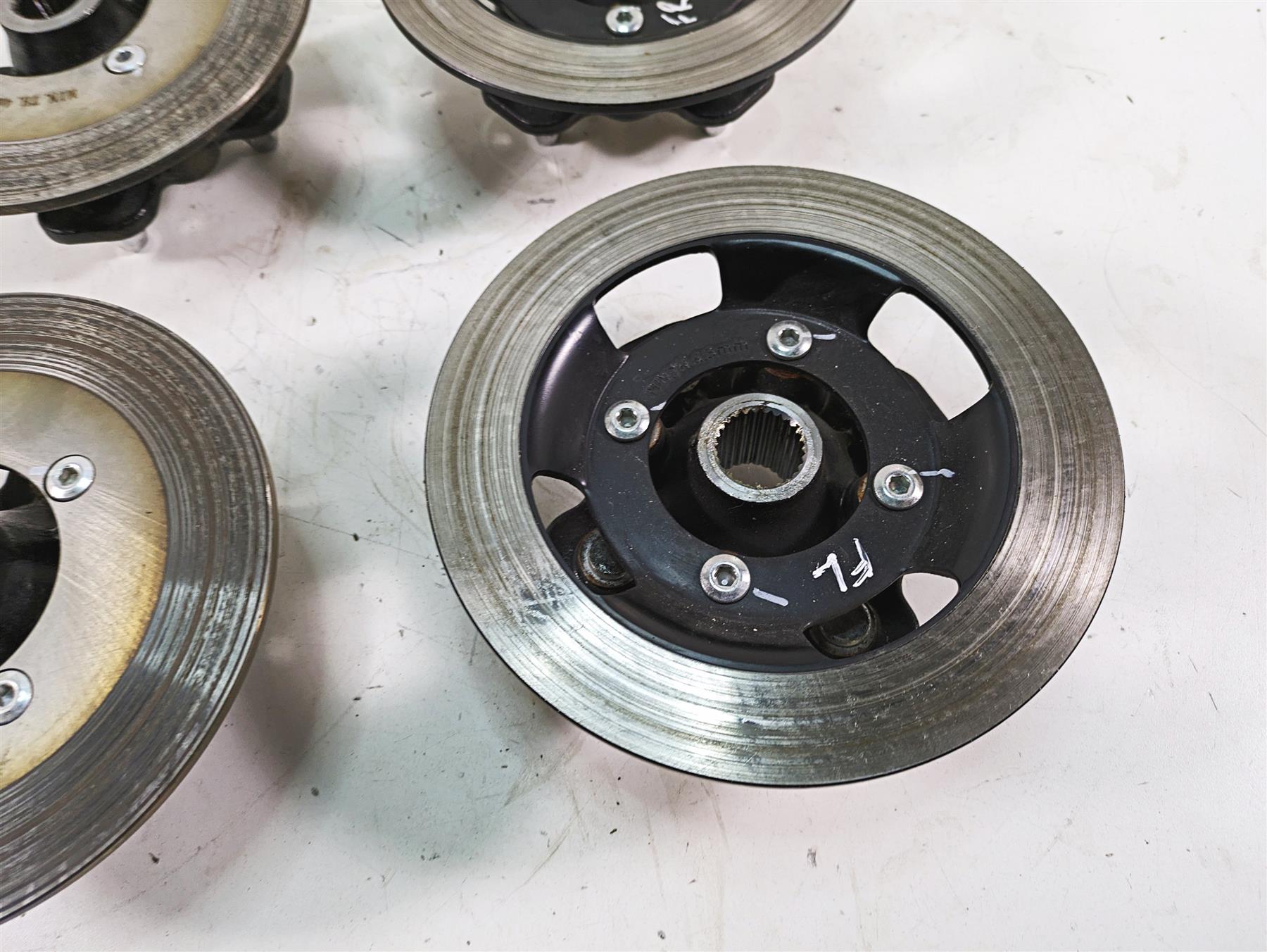2021 CFMoto Zforce 500 Trail Front Rear Left Right Wheel Hub & Rotor ...