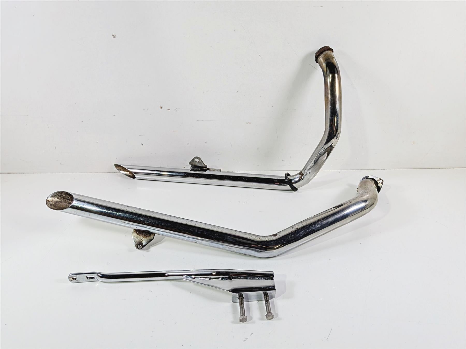 2003 Harley Sportster XL1200 Drag Pipes Slash Cut Exhaust System ...