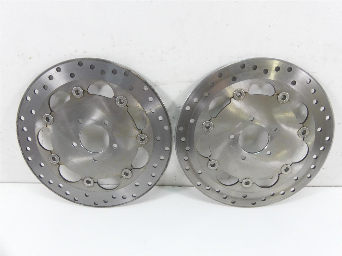 2014 Harley FXDF Dyna Fat Bob Sunstar Front Brake Rotor Disc Set 46717 ...