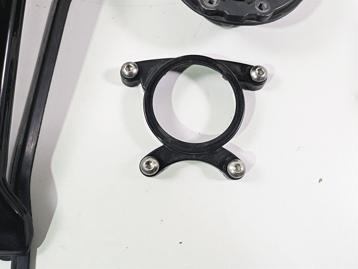 2009 Harley FXDC Dyna Super Glide Tank Dash Console Cover + Top Plate ...