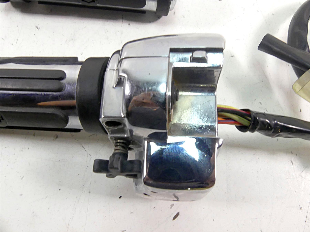 2002 Harley Touring FLHTC Electra Glide Chrome Hand Control Switch Set ...