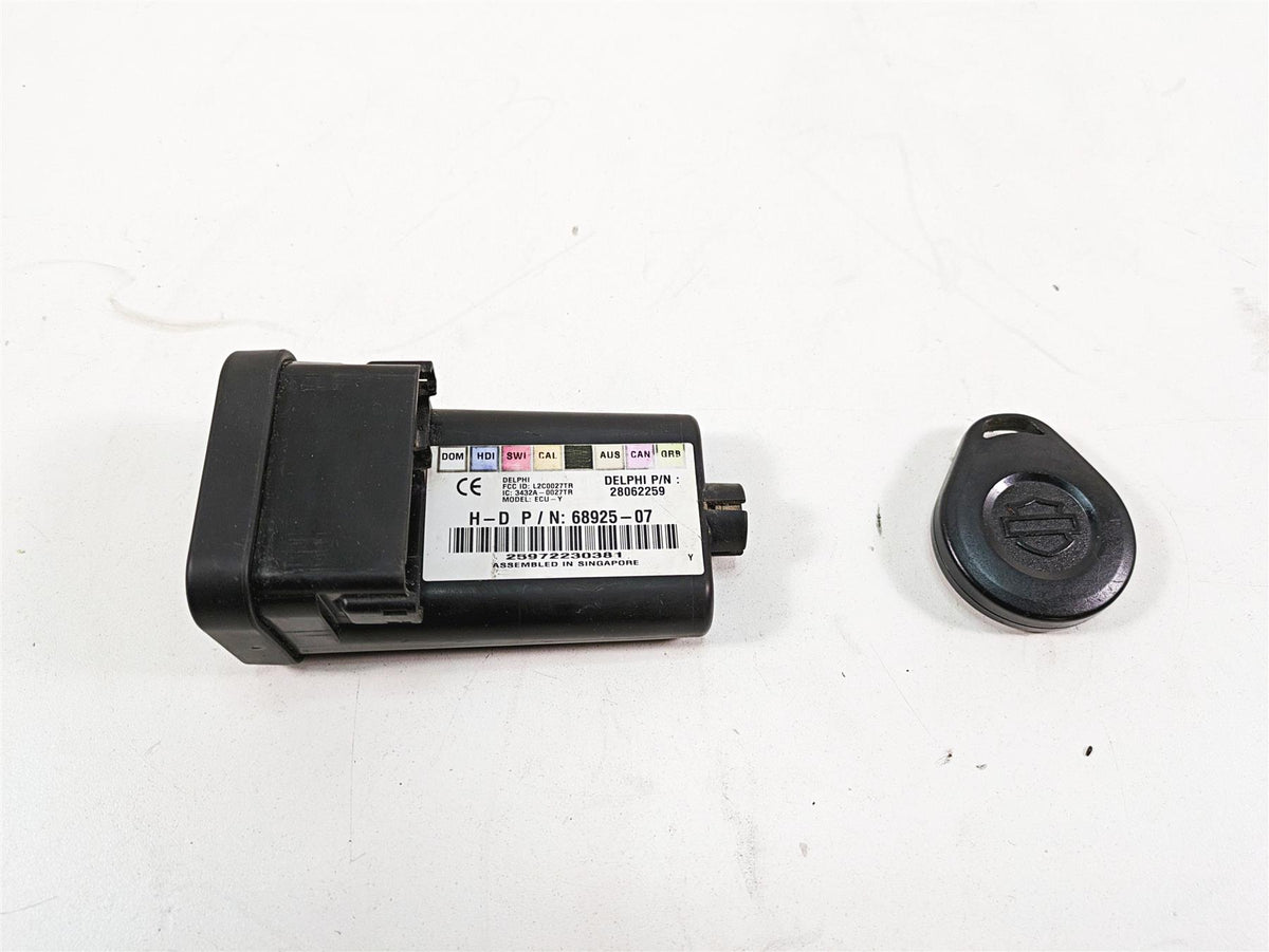 2009 Harley FXDF Dyna Fat Bob Tssm Turn Signal Security Module + Fob ...
