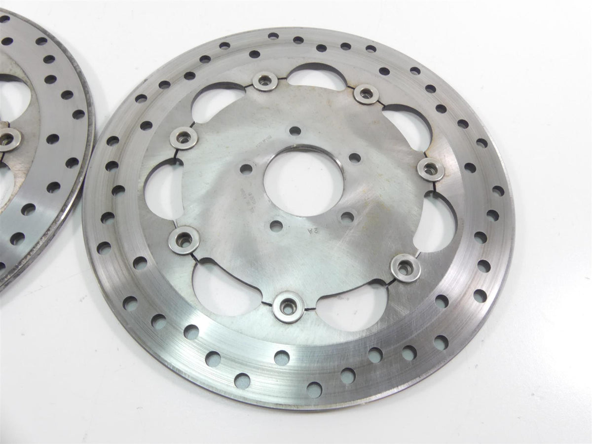 2014 Harley FXDF Dyna Fat Bob Sunstar Front Brake Rotor Disc Set 46717 ...