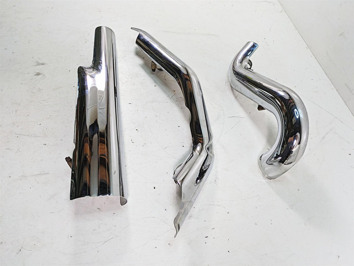 2010 Harley Touring FLHTCU Electra Glide Exhaust Header Heat Shield Set ...