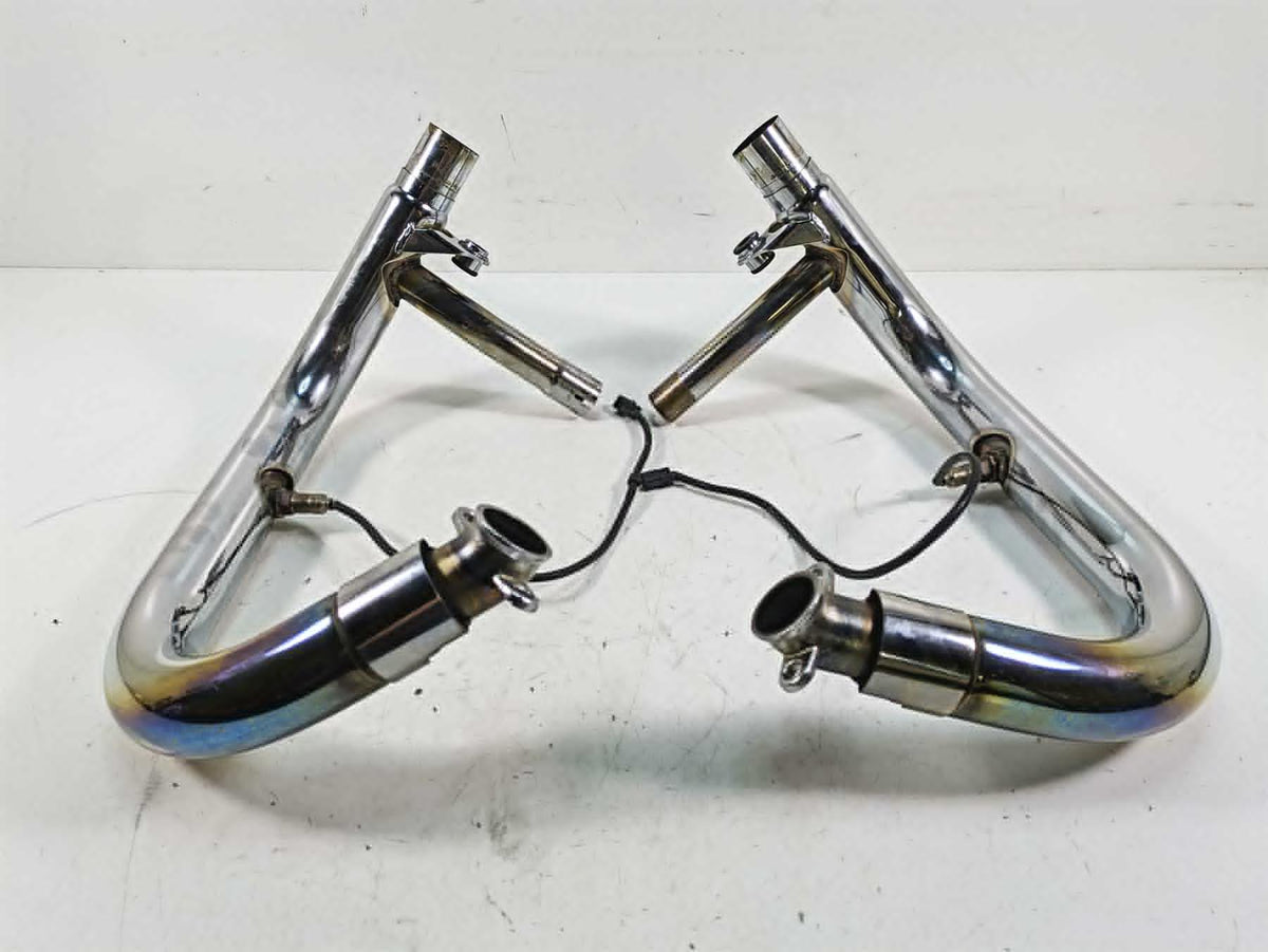 2011 Triumph America Exhaust Header Manifold Pipe Set T2203000 T2203001 ...