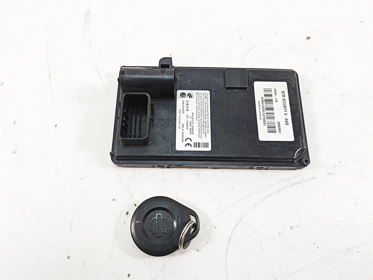 2014 Harley Touring FLHTK Electra Glide Bcm Security X-Axis & Fob 69994 ...