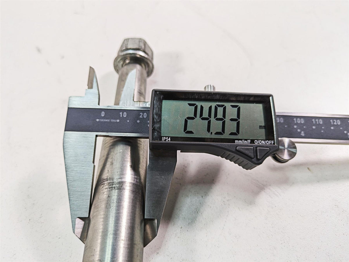 2013 Harley Touring FLHX Street Glide Front Axle Wheel Spindle 25mm ...