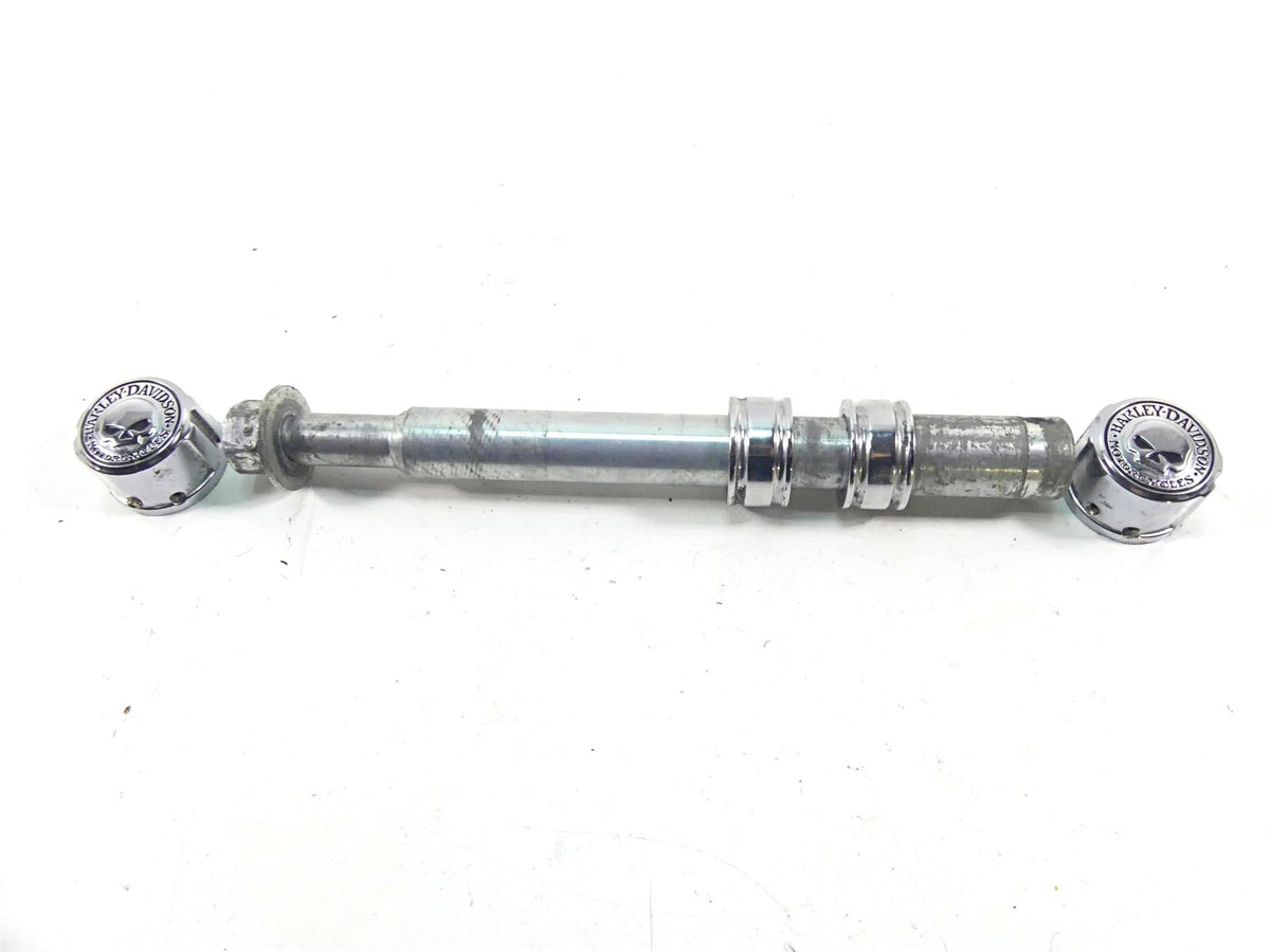 2005 Harley VRSCSE CVO V-Rod Front 1" Axle Wheel Spindle & Caps 41540 ...
