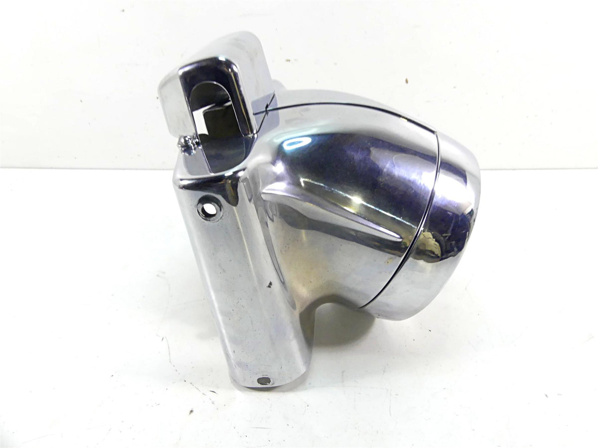 Harley Softail Fatboy Nacelle Headlight Chrome Cover 67616-96 67908-96 ...