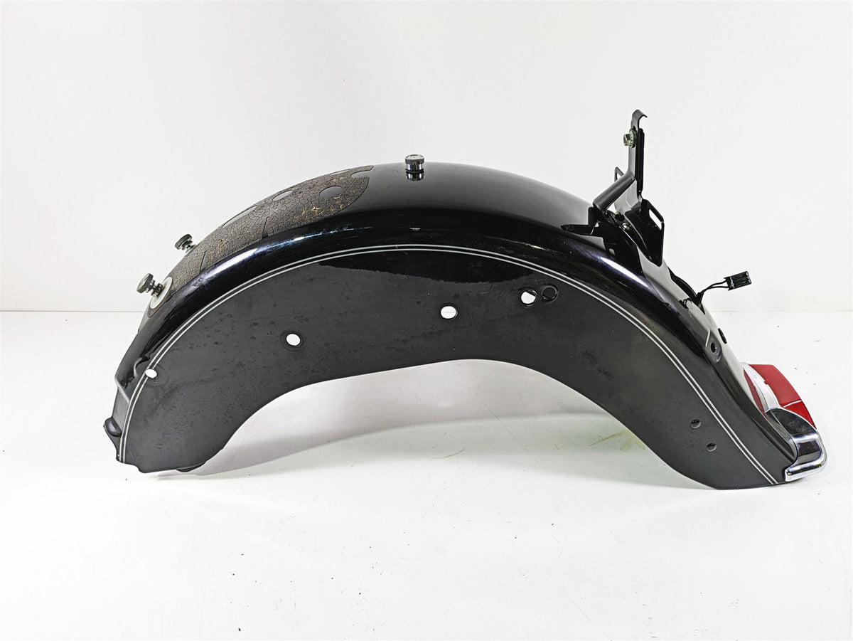 2008 Harley FLSTC Softail Heritage Rear Fender Vivid Black 59144-06A ...